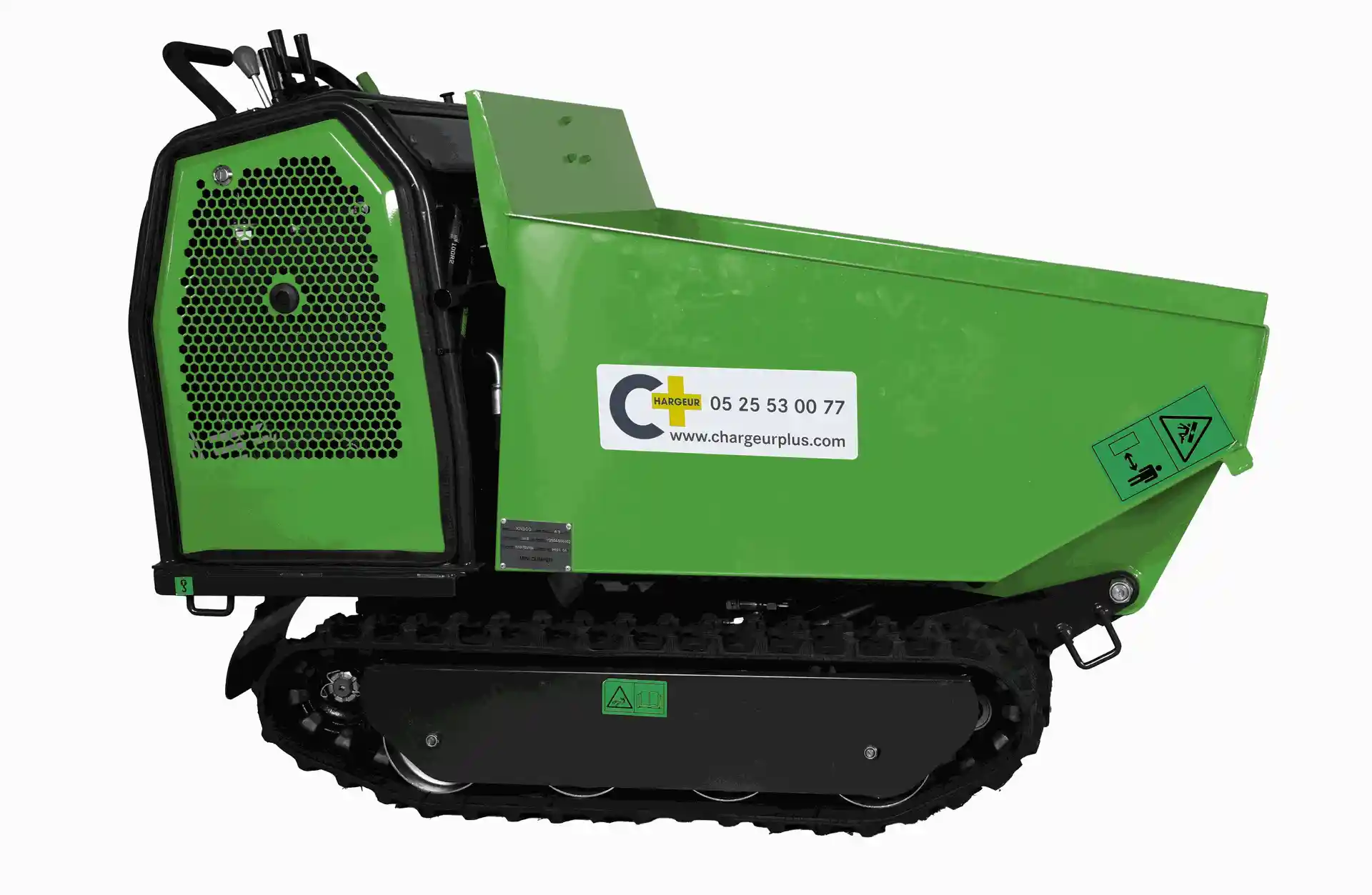 Remplacer les chenilles d'un mini-dumper : on vous explique