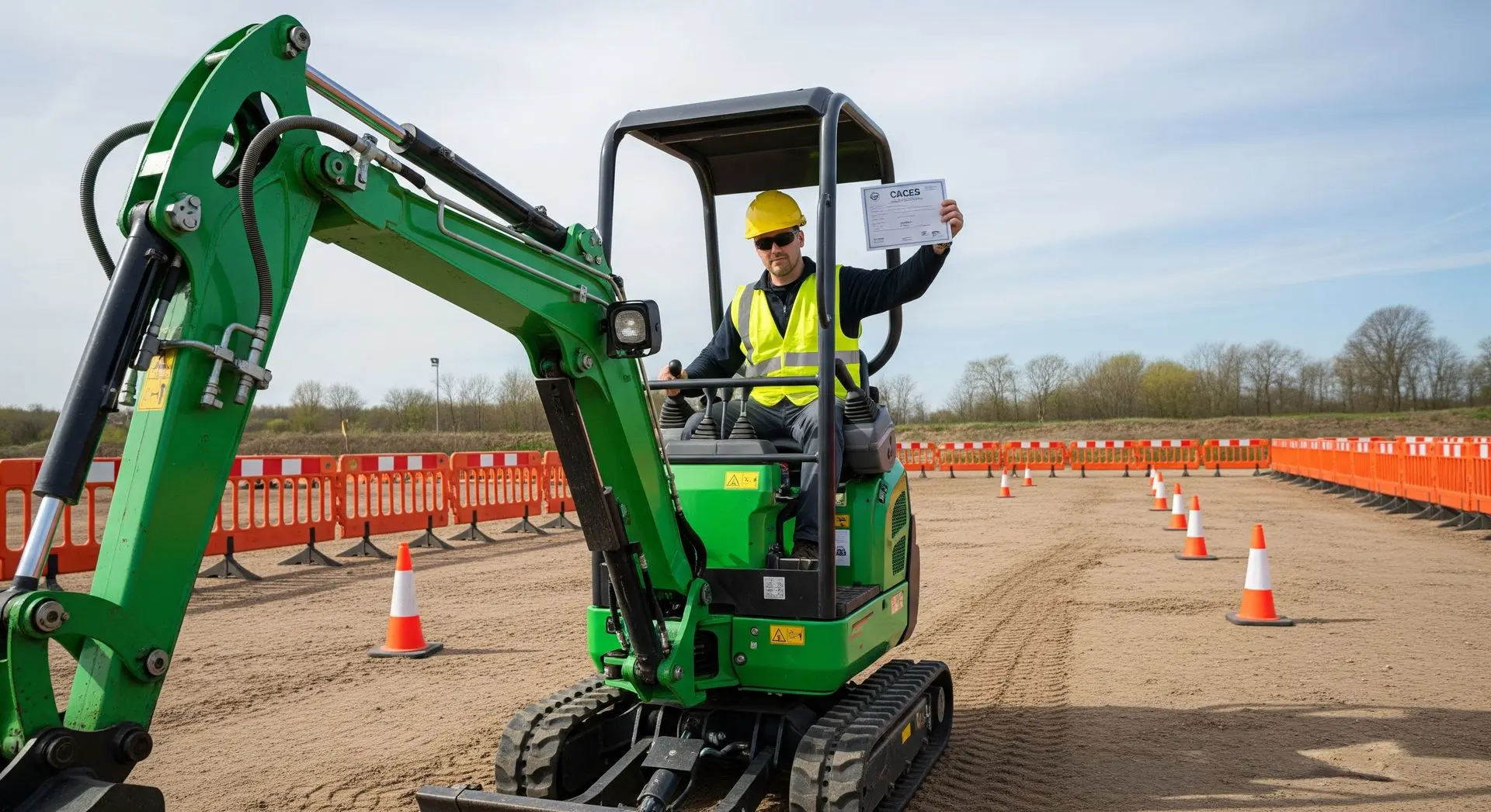 Nos conseils pour bien passer le CACES pour mini-pelle