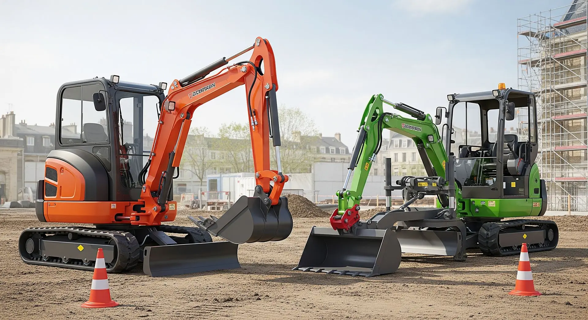 Mini-pelle Kubota vs Chargeur Plus : les différences