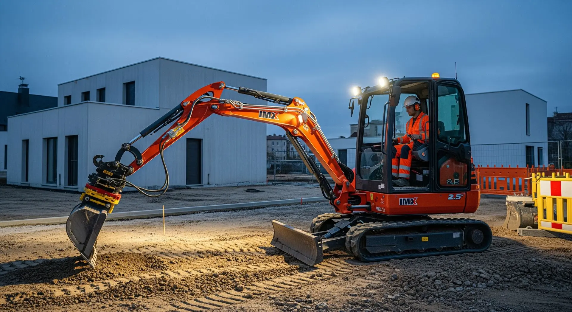 Mini-pelle IMX : les dispositifs de sécurité | Chargeur Plus