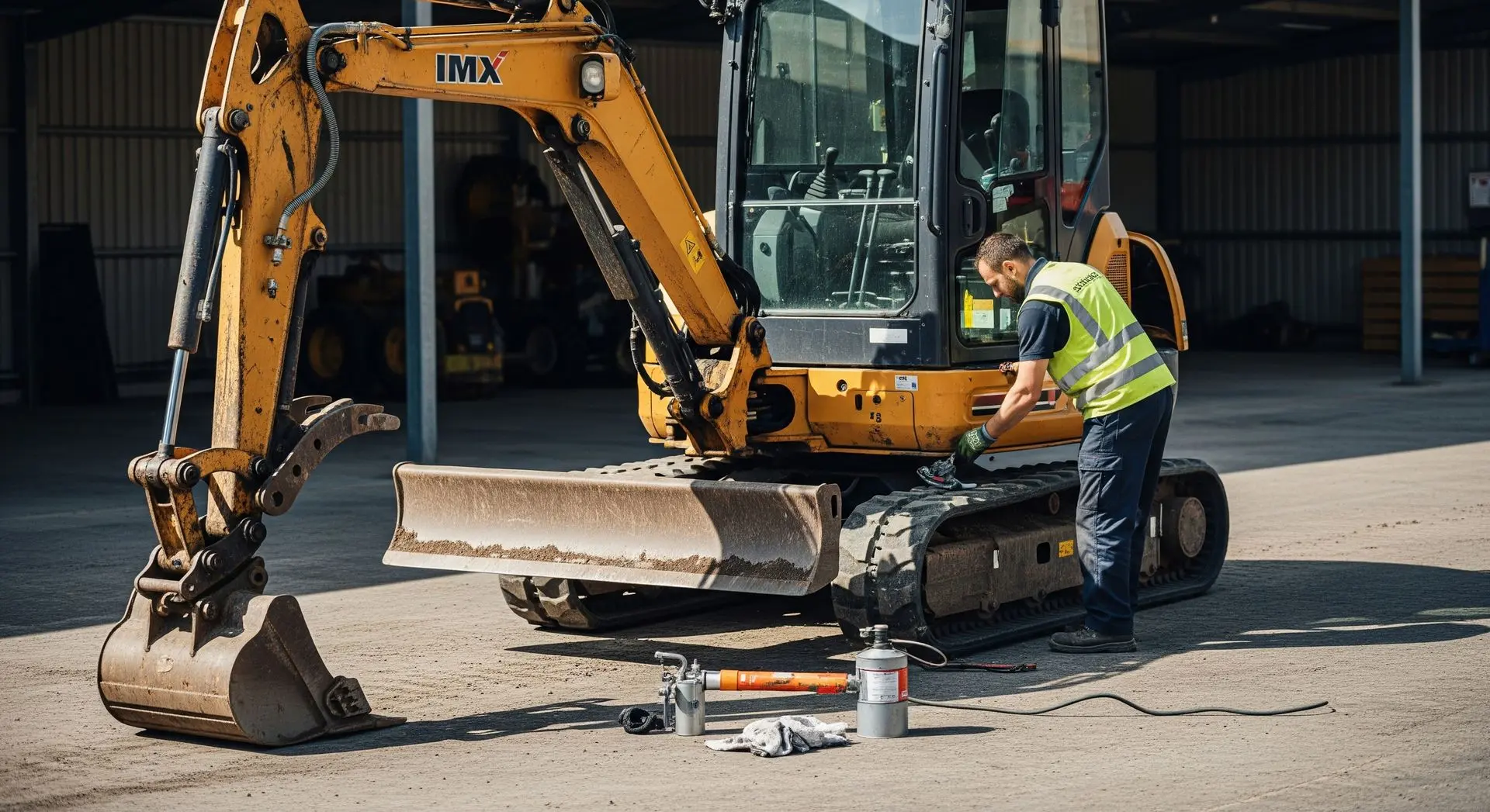 Mini-pelle IMX : les astuces pour un entretien efficace